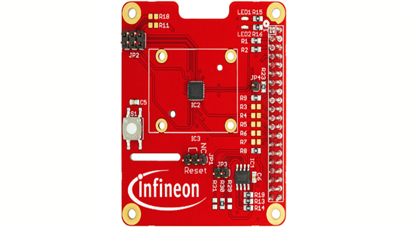 Infineon OPTIGA TPM 9673 RPI EVAL IoT Raspberry Pi HAT ...