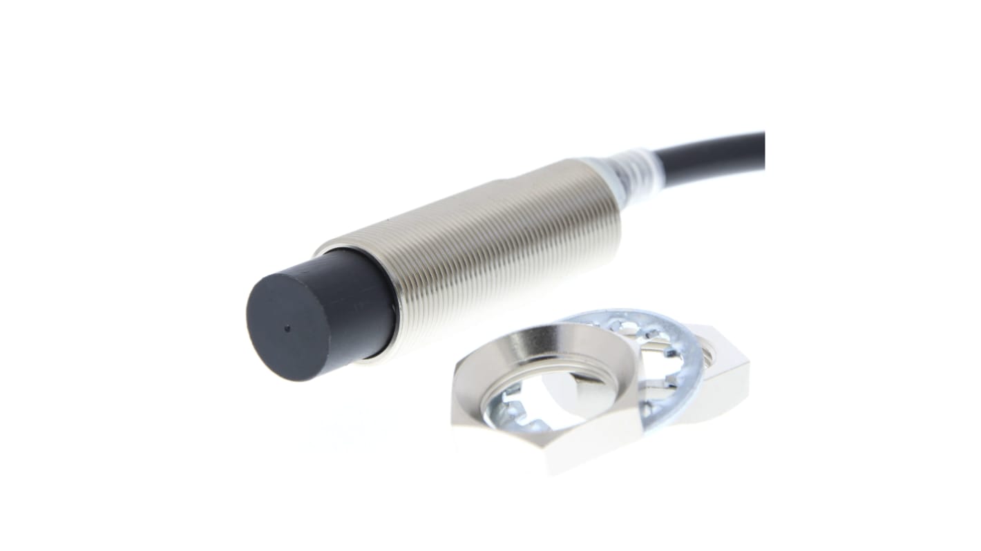 E2E-X20MD2L18 2M | Omron Inductive Barrel-Style Proximity Sensor, M18 x 1, 7 mm Detection, NPN ...