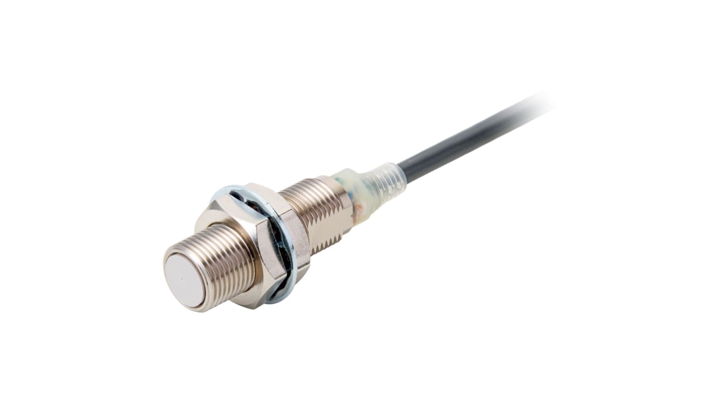 E2E-X3B4-IL2 2M | Omron Inductive Barrel-Style Proximity Sensor, M12 x 1, 9 mm Detection, IO ...