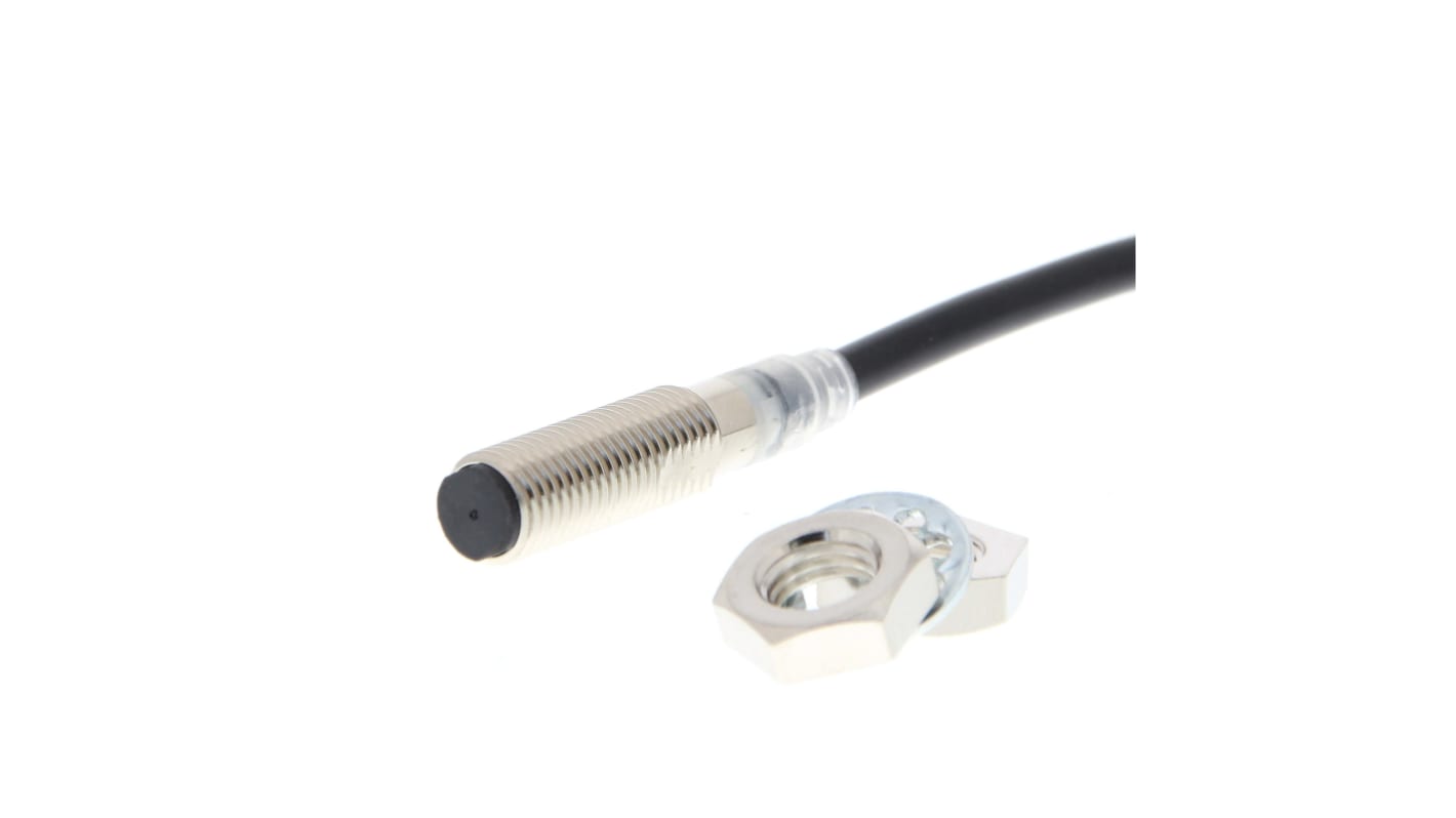 E2E-X3D18 2M | Omron Inductive Barrel-Style Proximity Sensor, M8 x 1, 9 mm Detection, NPN, PNP ...
