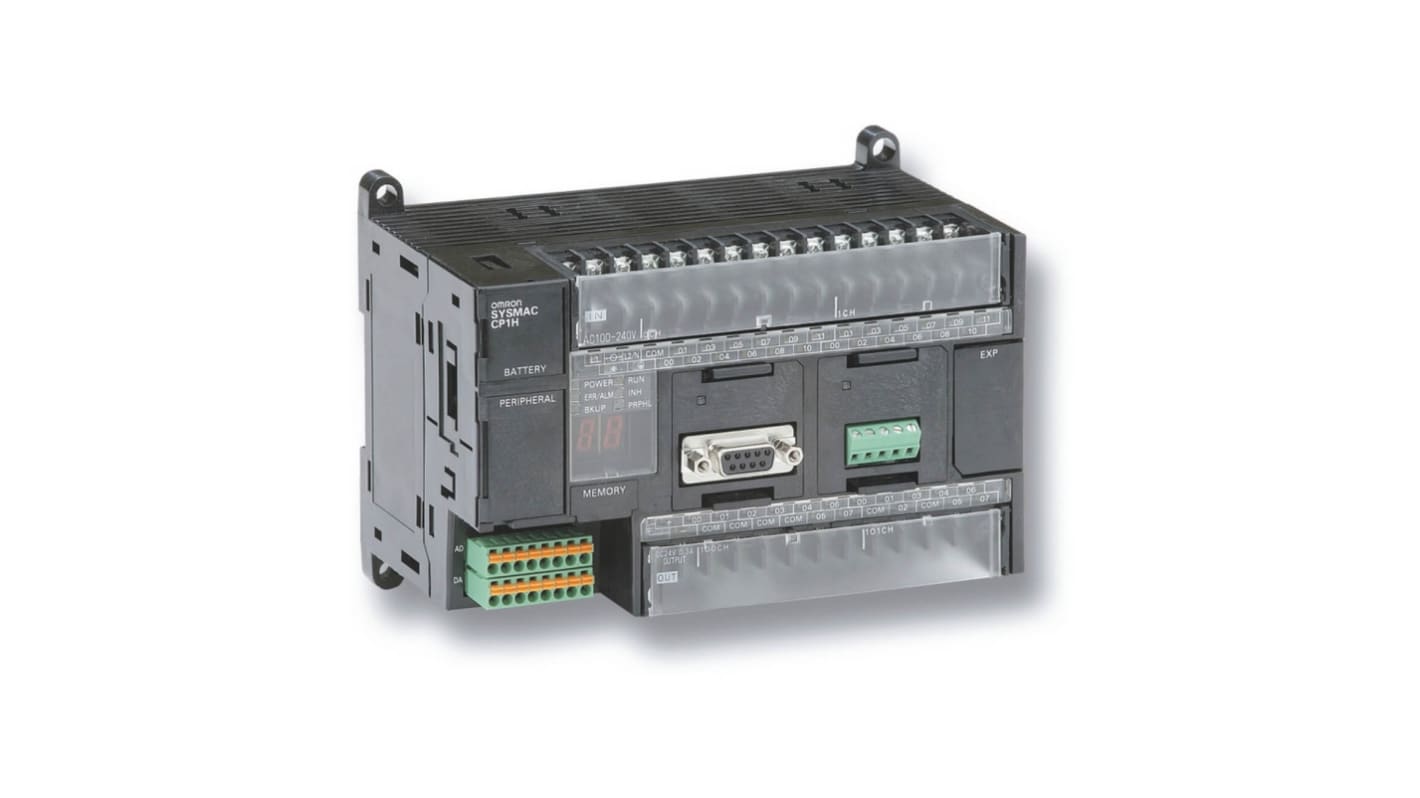 CP1H-XA40DR-A | Omron CP1H Series PLC CPU for Use with CP1E Series ...
