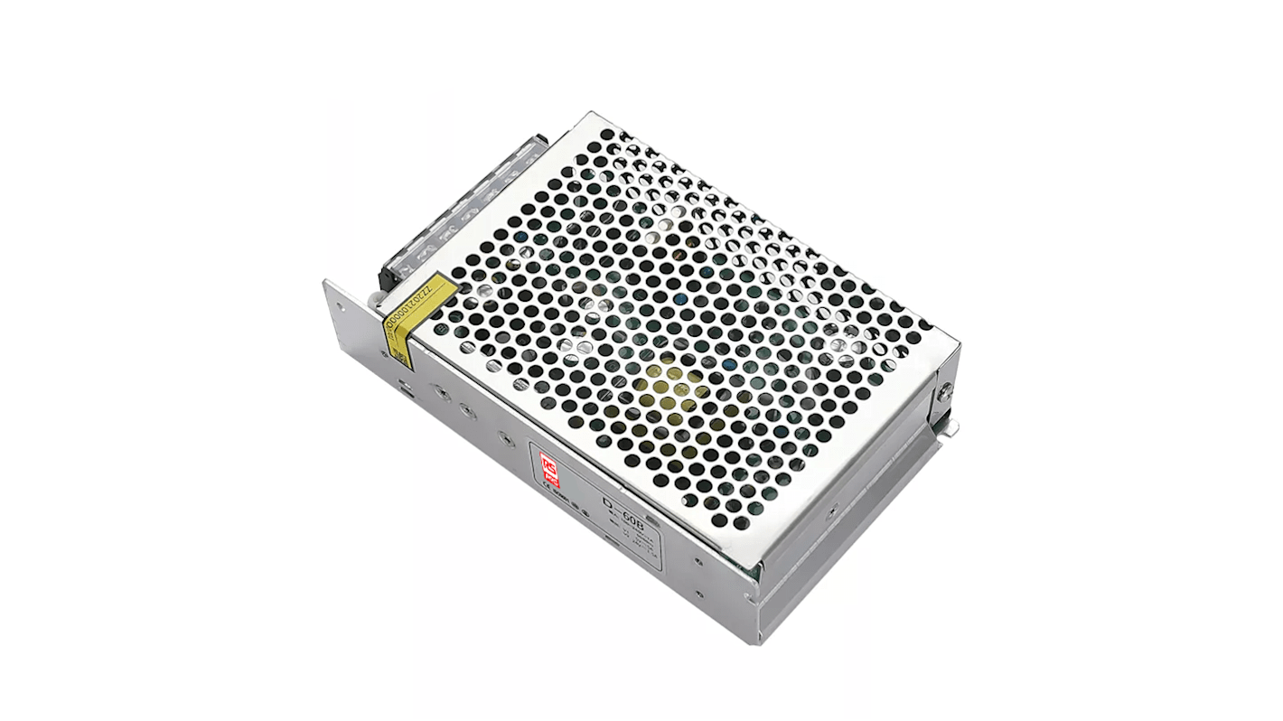 RS PRO Embedded Switch Mode Power Supply (SMPS), 5V dc, 1.4A, 53.6W ...