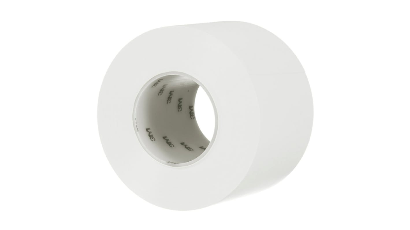 7100251993 | 3M 971 White Vinyl 32.9m Floor Tape, 0.43mm Thickness | RS