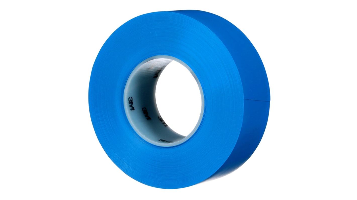7100253141 | 3M 971 Blue Vinyl 32.9m Floor Tape, 0.43mm Thickness | RS