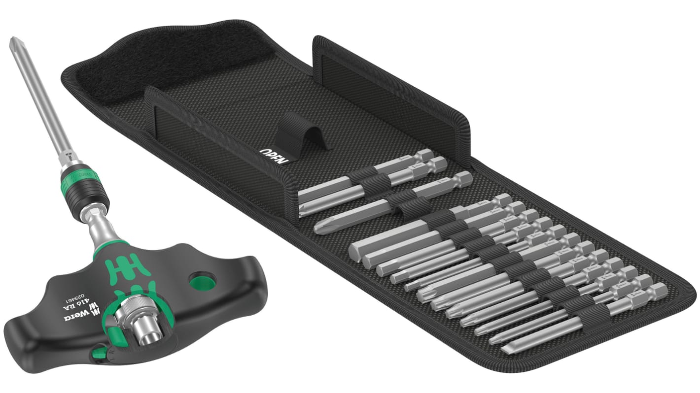 05023471001 | Wera Screwdriver 17 Pieces, Hex-Plus | RS