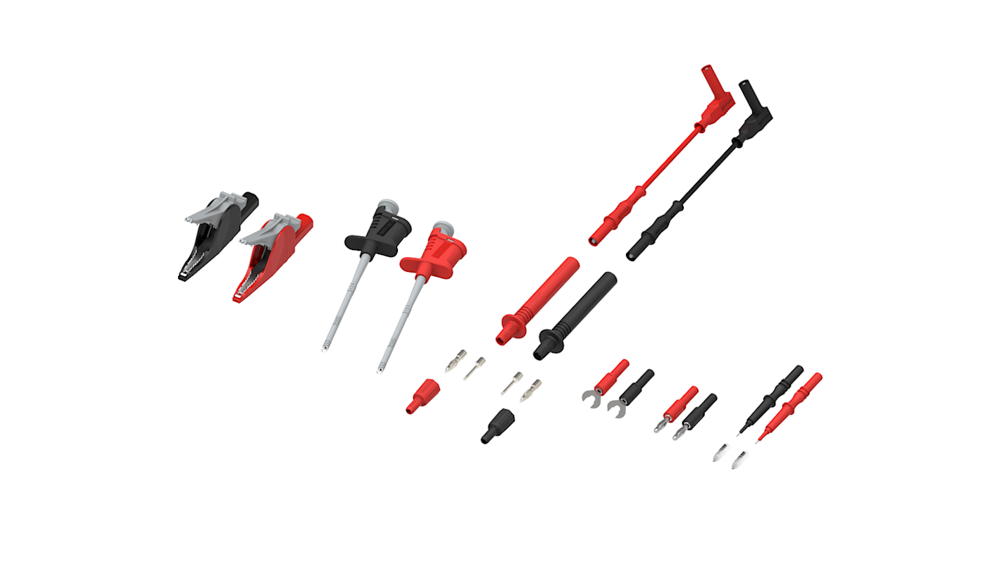 426 | Electro PJP Test Lead Kit With Adapters, crocodile clip, Flexible ...