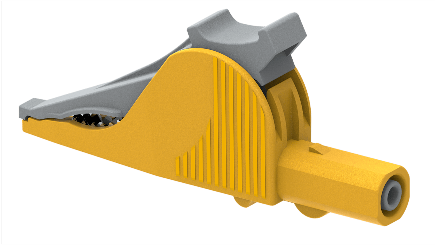 5066-IEC-J | Electro PJP Alligator Clip, Nickel-Plated Steel Contact ...