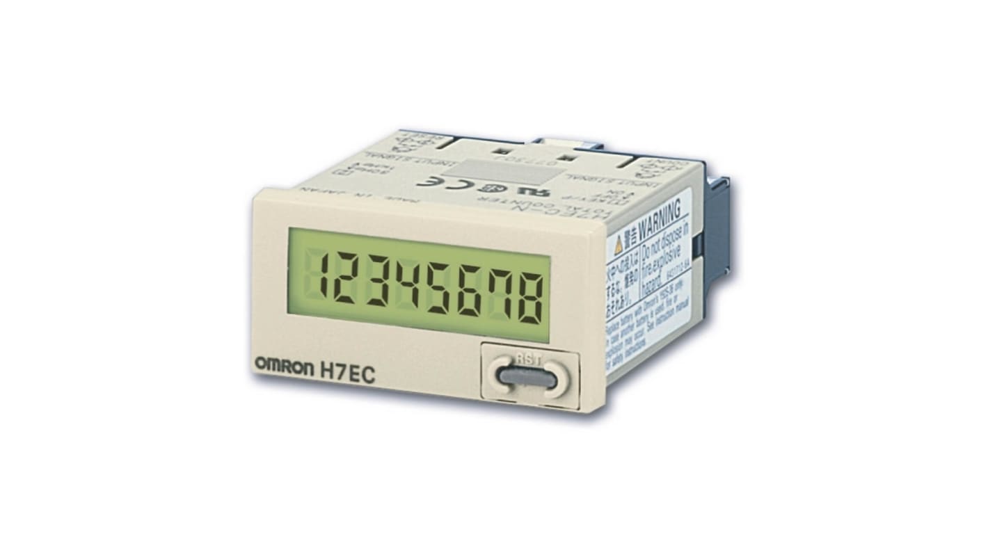H7EC-N | Omron H7EC Counter, 8 Digit, 1kHz | RS