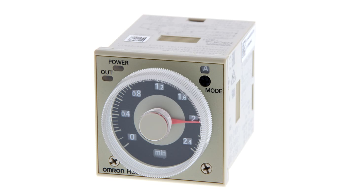 H3CR-A8 AC100-240/DC100-125 | Omron Plug In Timer Relay, 100-240/100 ...