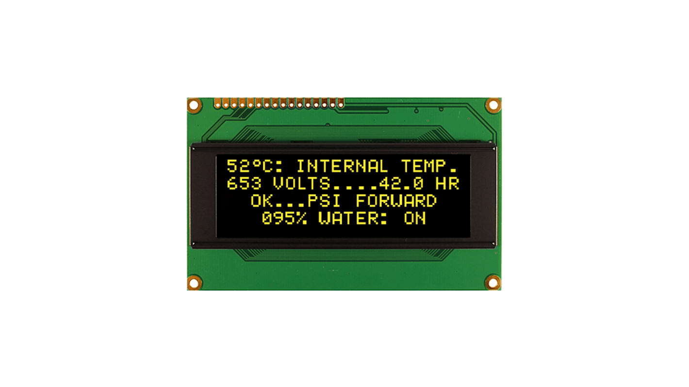 NHD-0420DZW-AY5 | NEWHAVEN DISPLAY INTERNATIONAL Yellow OLED Display ...