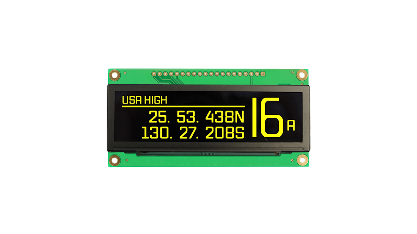 NHD-3.12-25664UCY2 | NEWHAVEN DISPLAY INTERNATIONAL 3.12in Yellow OLED ...