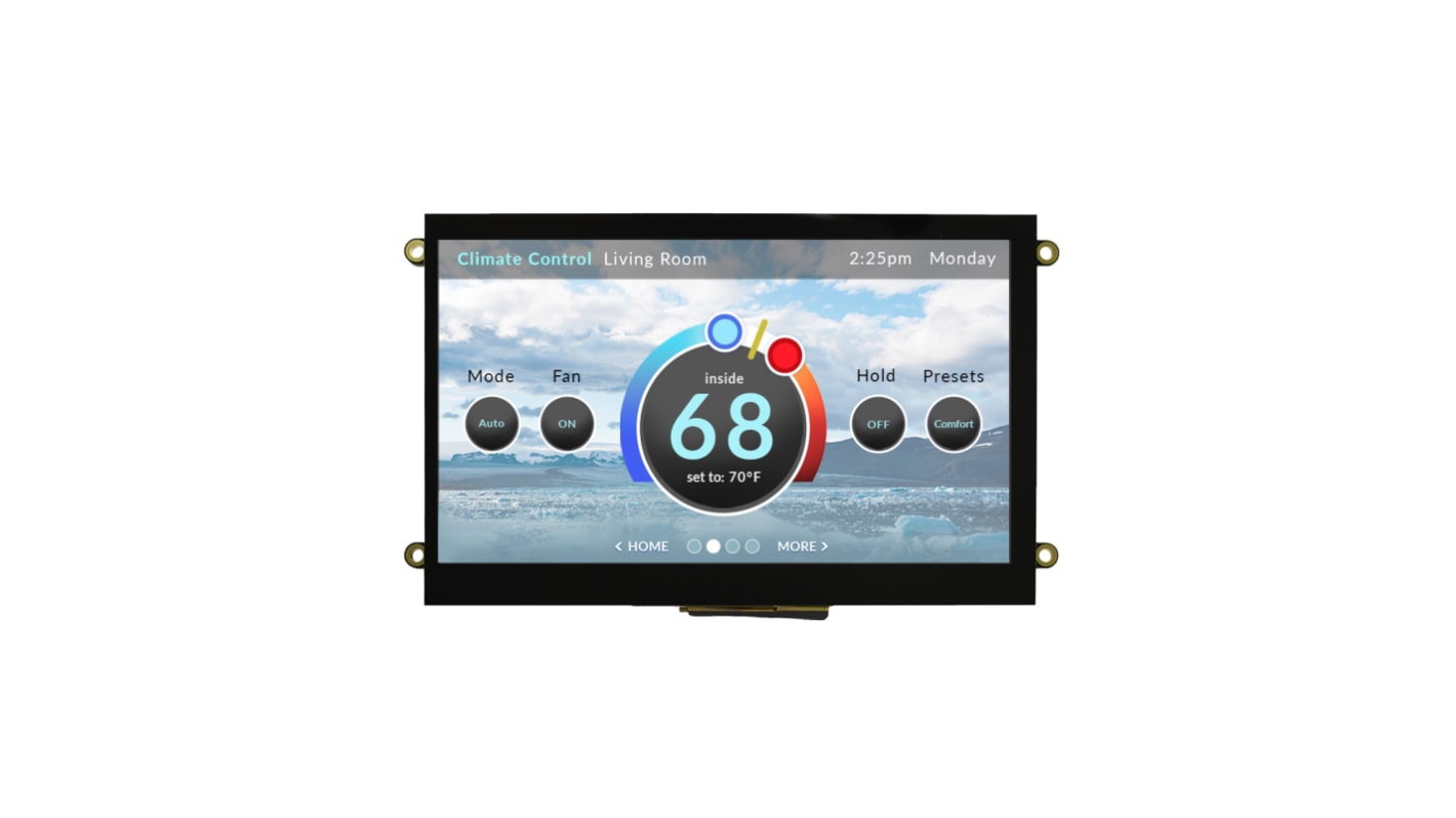 NEWHAVEN DISPLAY INTERNATIONAL NHD-7.0-HDMI-N-RSXV-CTU TFT LCD Colour Display / Touch Screen ...