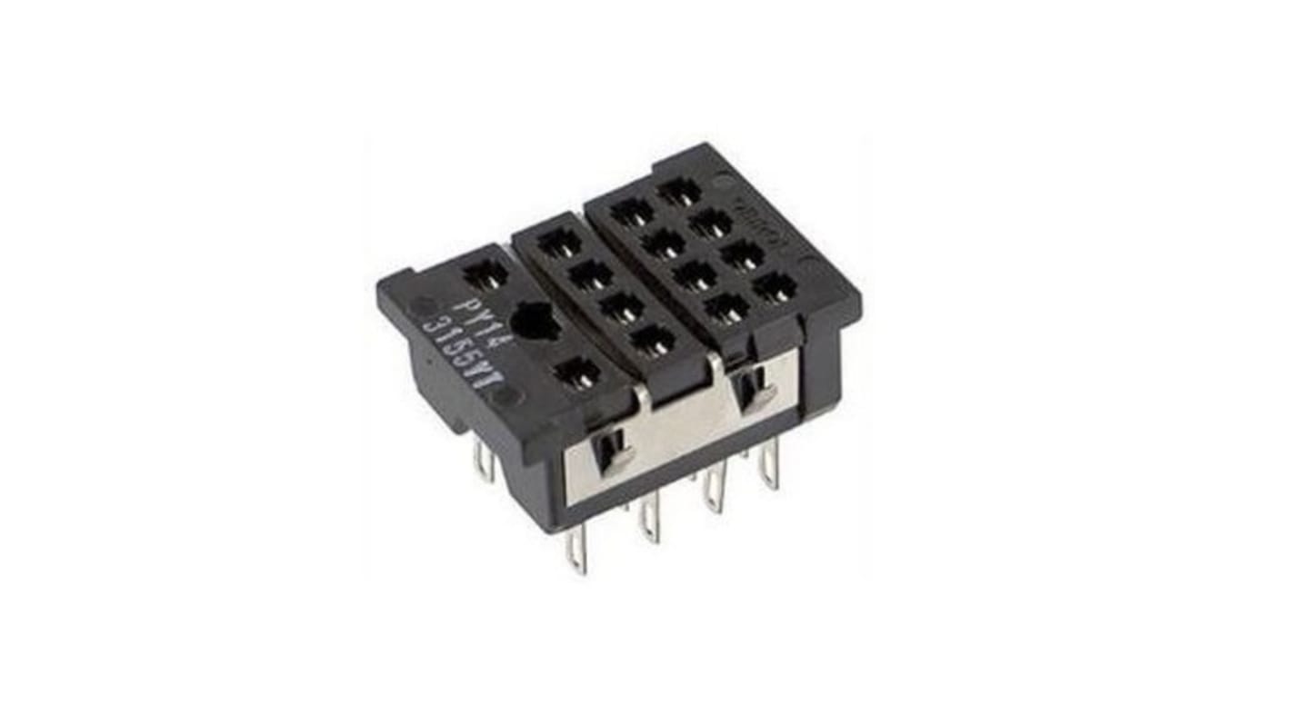 Omron リレーソケット 基板実装 8 PY08, PY08 | RS