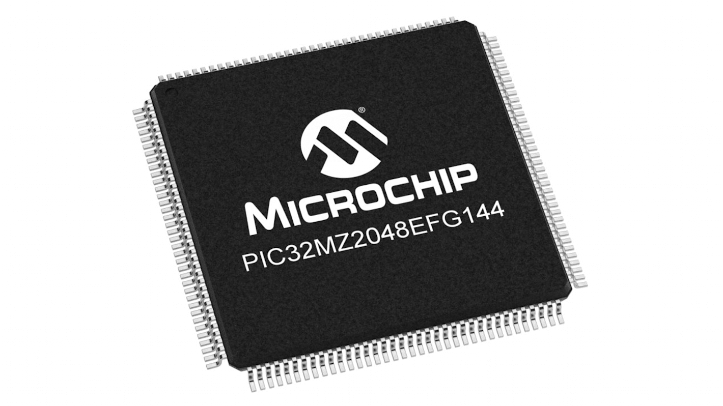 Microchip PIC32MZ2048EFG144-I/PL PIC Microcontroller, PIC32MZ, 144-Pin ...