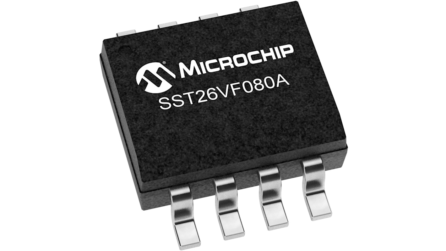 Microchip 8Mbit SPI, SQI Flash Memory 8-Pin SOIC, SST26VF080A-104I/SN | RS