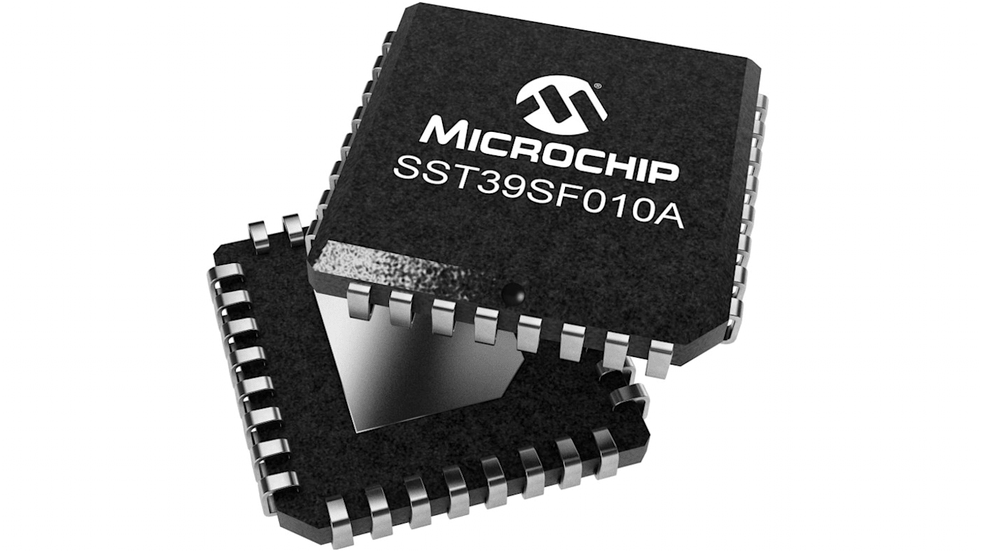 Microchip 1Mbit Flash Memory 32-Pin PLCC, SST39SF010A-70-4I-NHE-T | RS