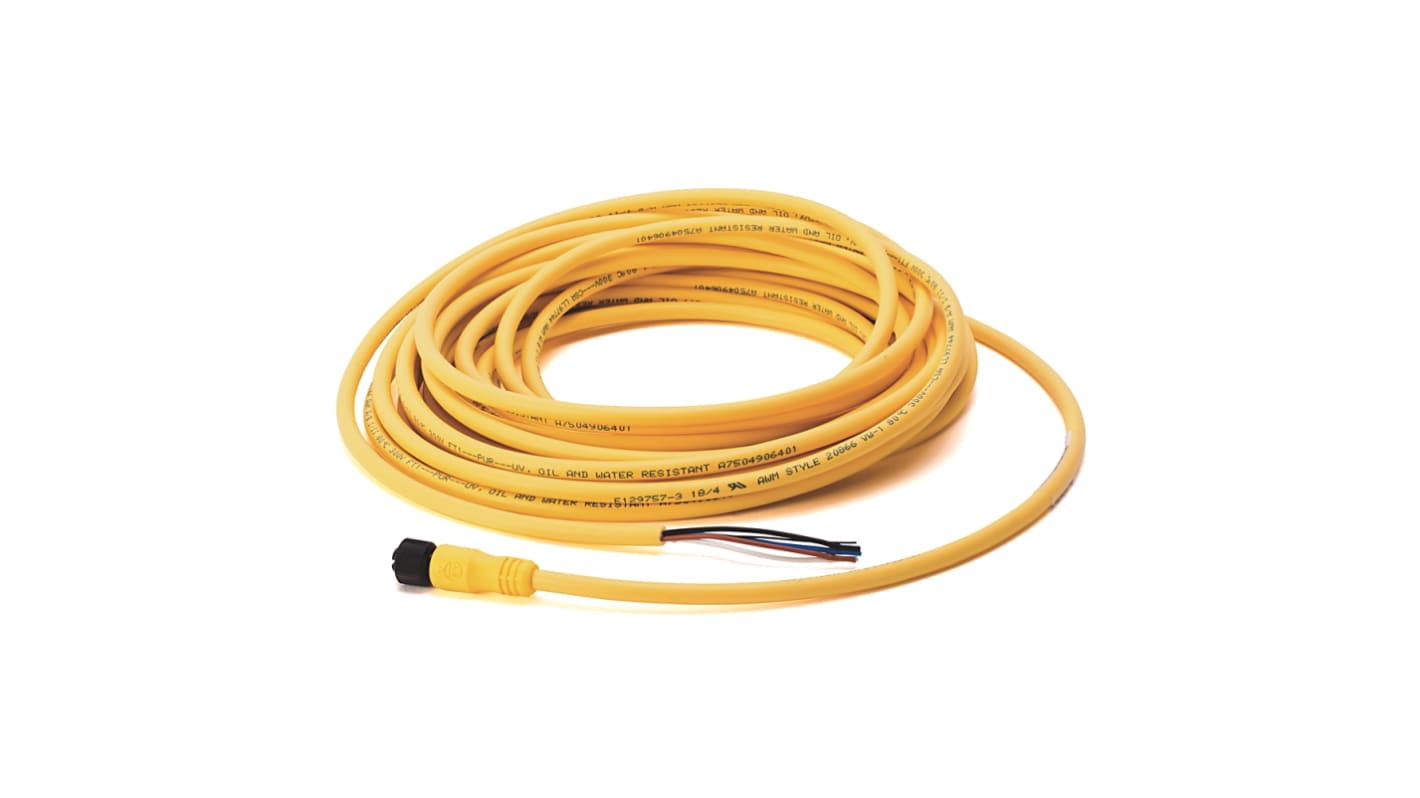 889D-F4UEDM-10 | Rockwell Automation Straight Female 4 way M12 to ...