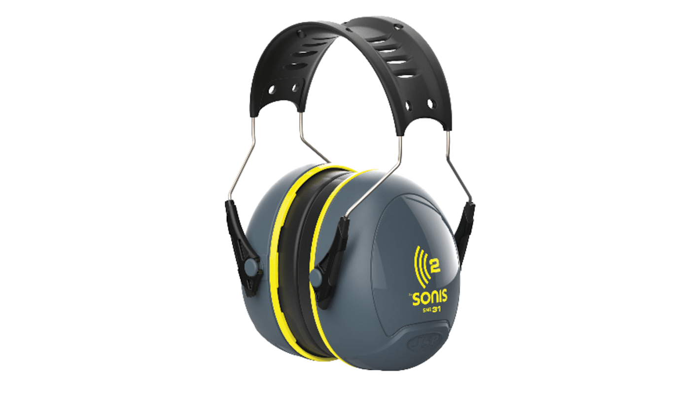 AEB020-0AY-951 | JSP Sonis Ear Defender with Headband, 31dB, Grey | RS