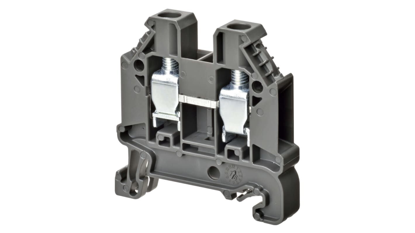 XW5T-S6.0-1.1-1 | Omron XW5T Series Grey Feed Through Terminal Block, 1 ...