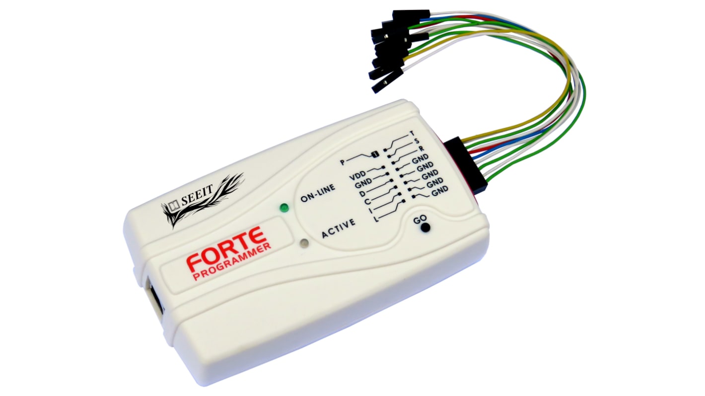 Seeit FORTE, Microcontroller Programmer for AVR, MSP and STM Microcontrollers, PIC | RS