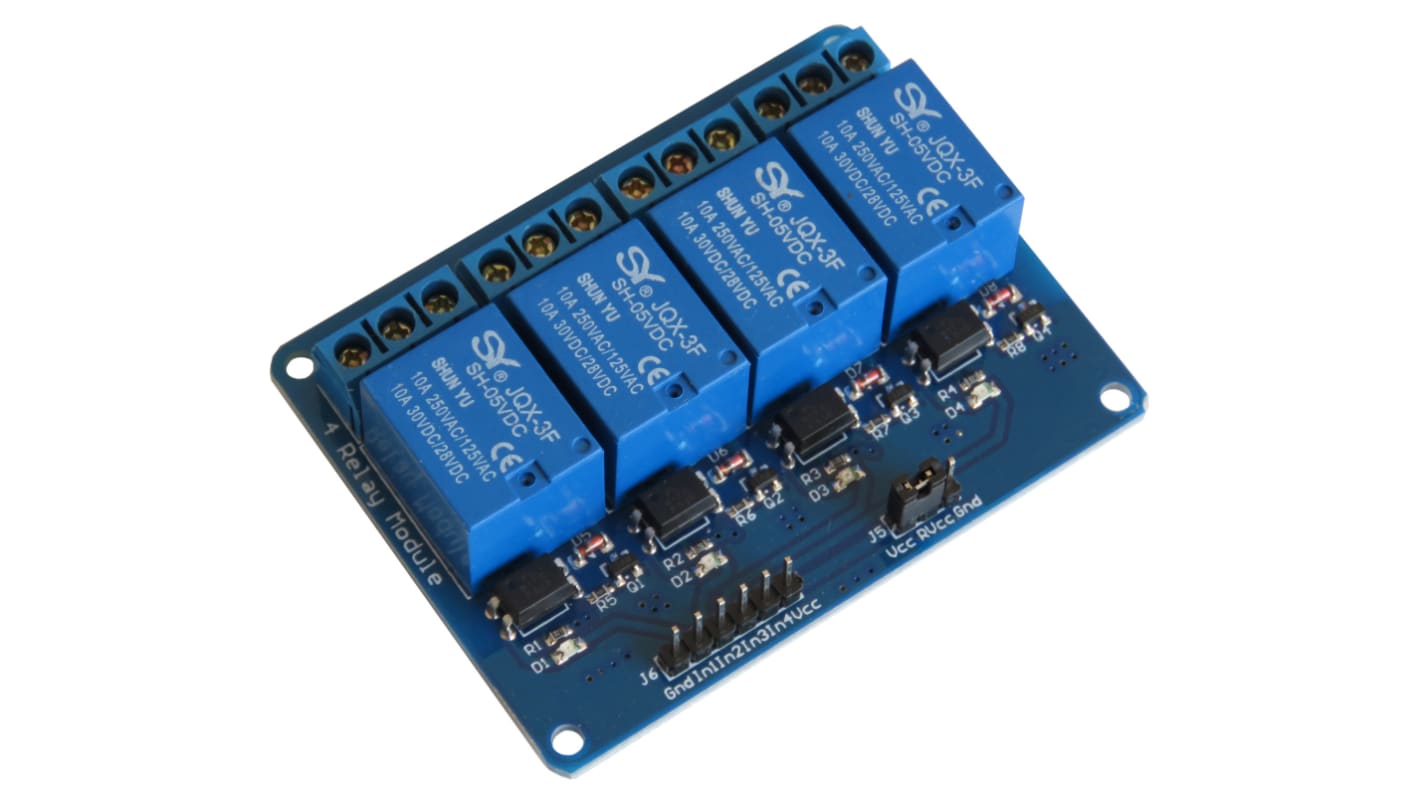 TTL-RELAY04-5V | Seeit TTL-RELAY04 Relay for Relay Control Card for Arduino, AVR, PIC, Raspberry ...
