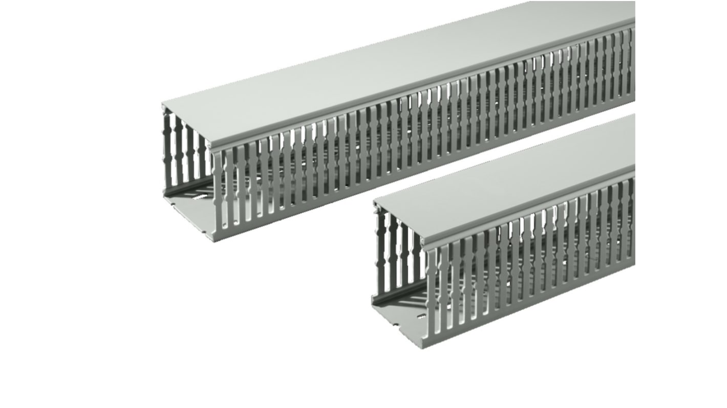 8800750 | Rittal Slotted Panel Trunking, W30 mm x | RS