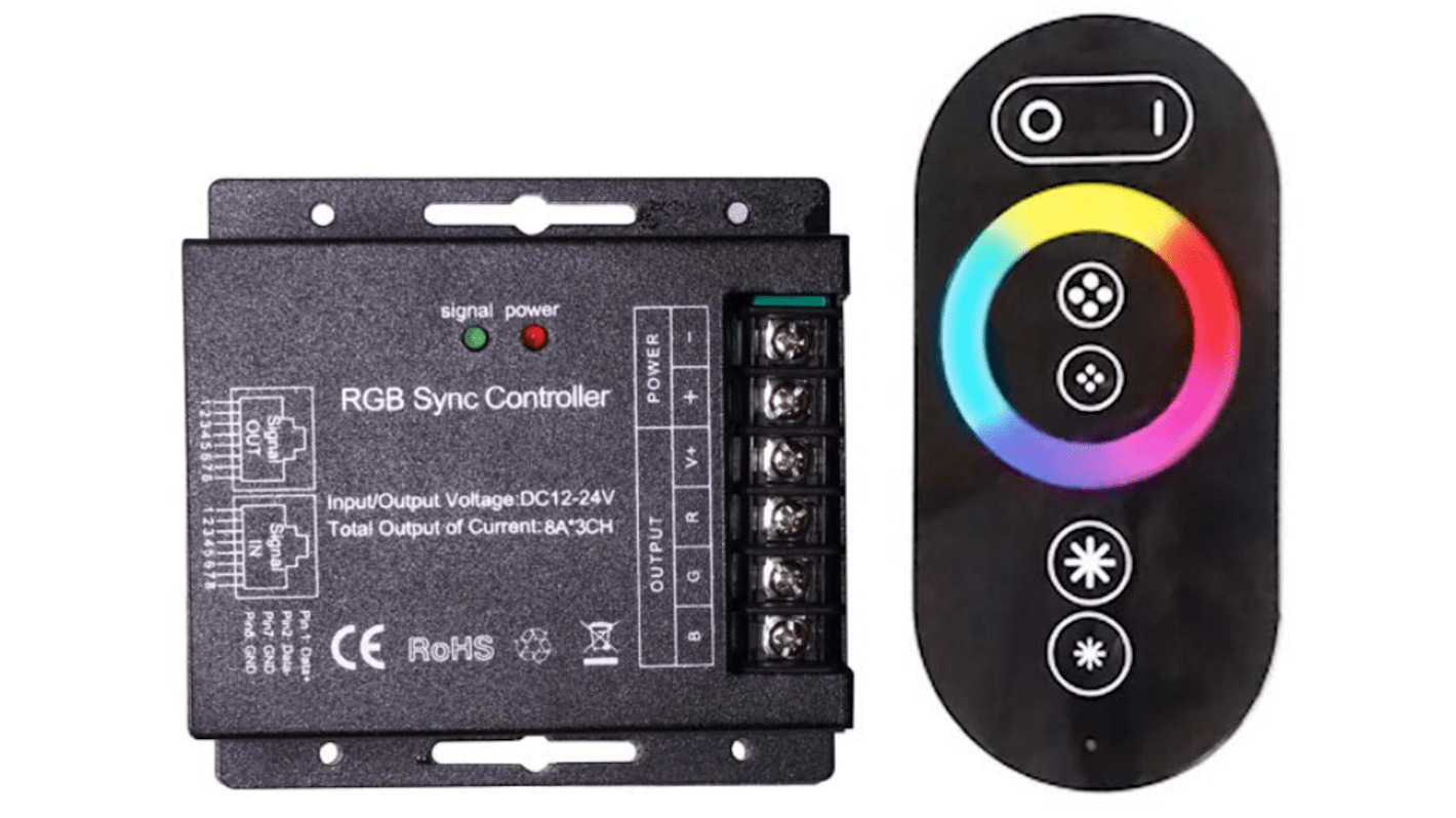 RS PRO Lighting Controller LED Controller, Infrared, Wall Mount, 12 → ...