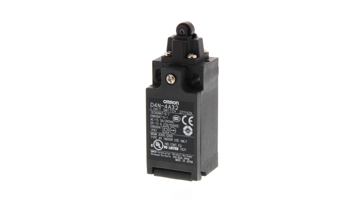 D4N-4A31 | Omron D4N Series Safety Limit Switch, IP67 | RS