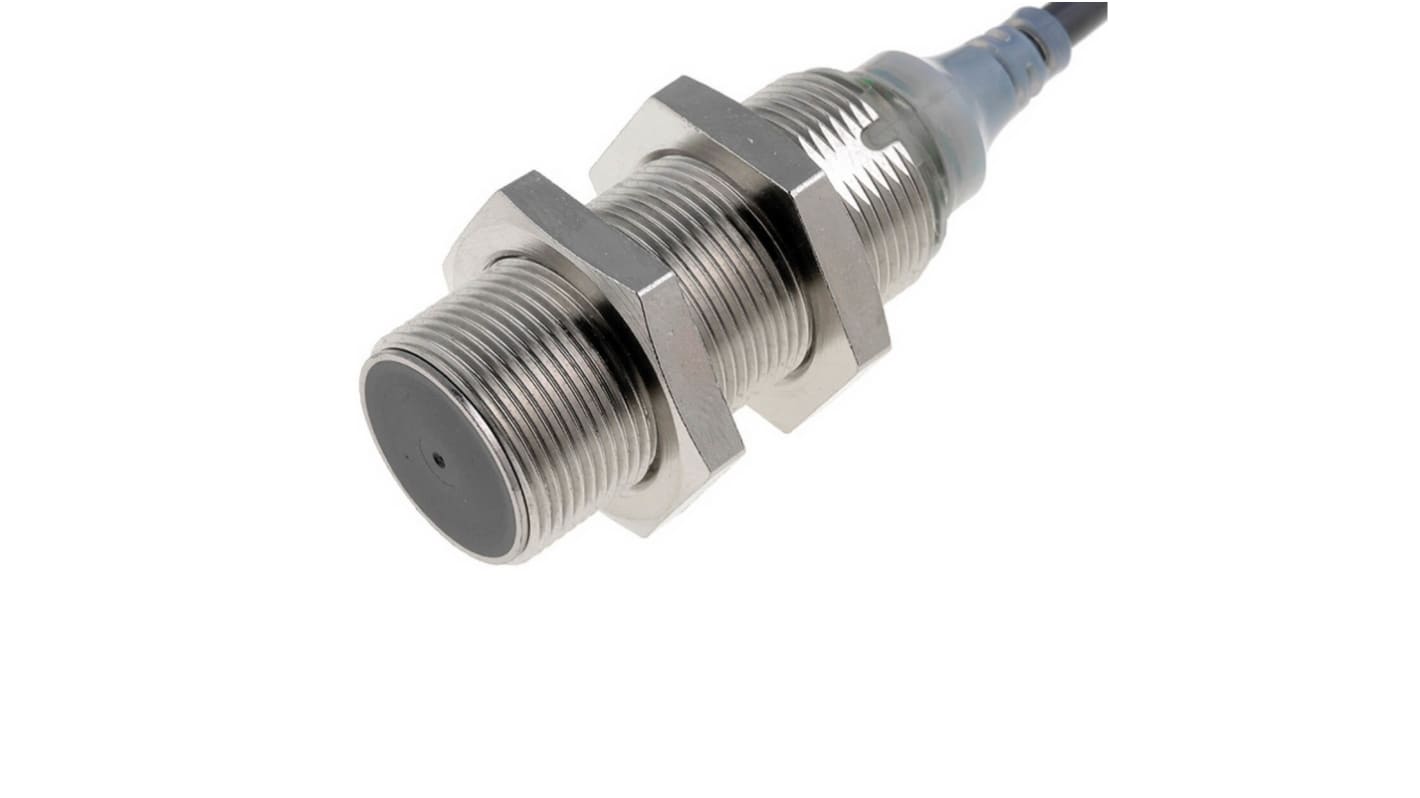 E2A-S18KS08-WP-B1 2M | Omron Inductive Barrel-Style Proximity Sensor, M18 x 1, 8 mm Detection ...