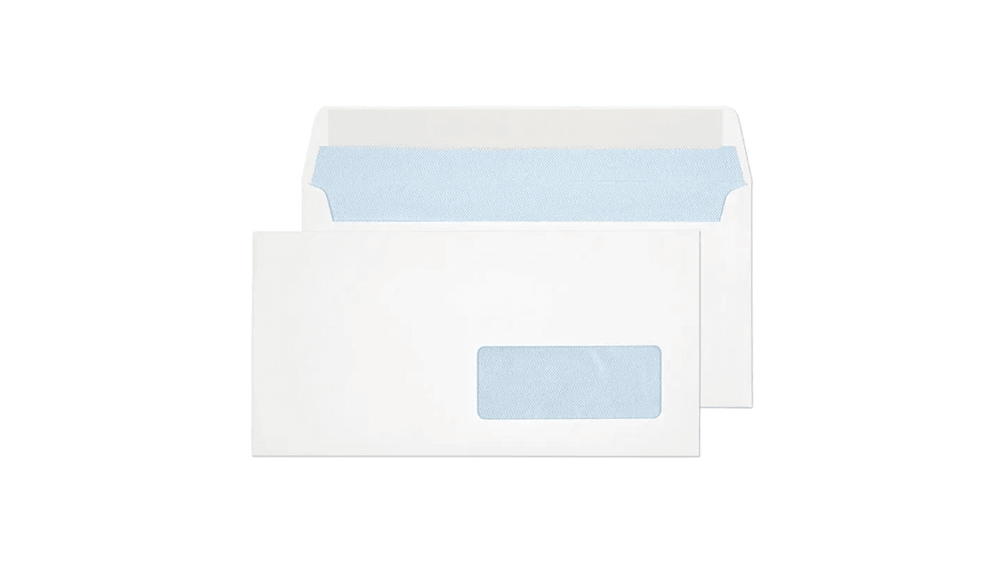 25885RH | White DL Window Self-Seal Flap Mailing Envelope | RS