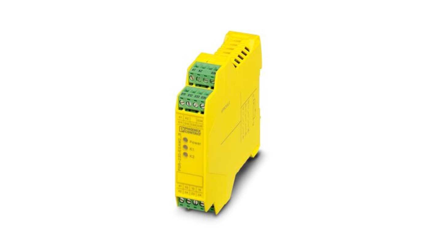 2901430 | Phoenix Contact Single-Channel Safety Relay Safety Relay ...