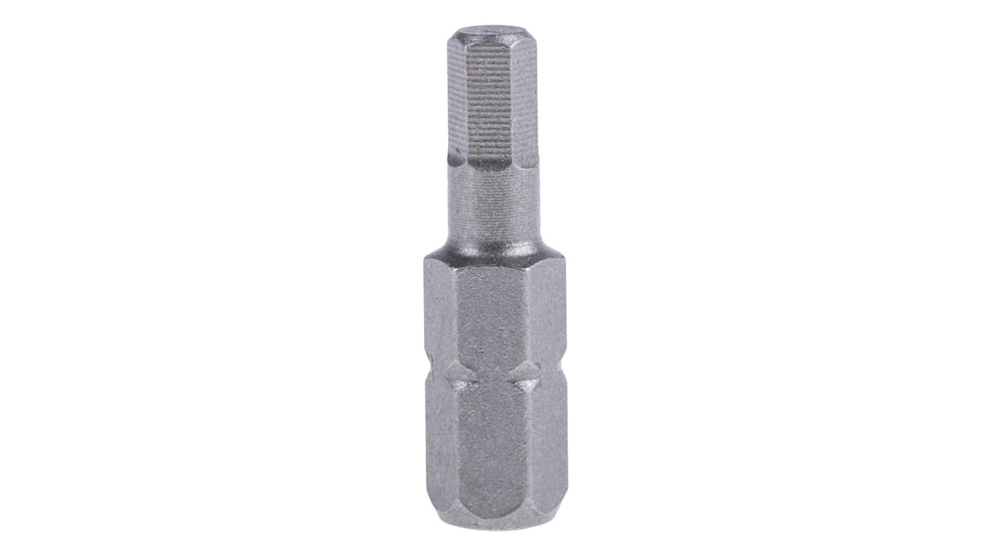 RS PRO Hexagon Bit Set, 4 mm Tip, 1/4in Drive, 25mm Overall | RS