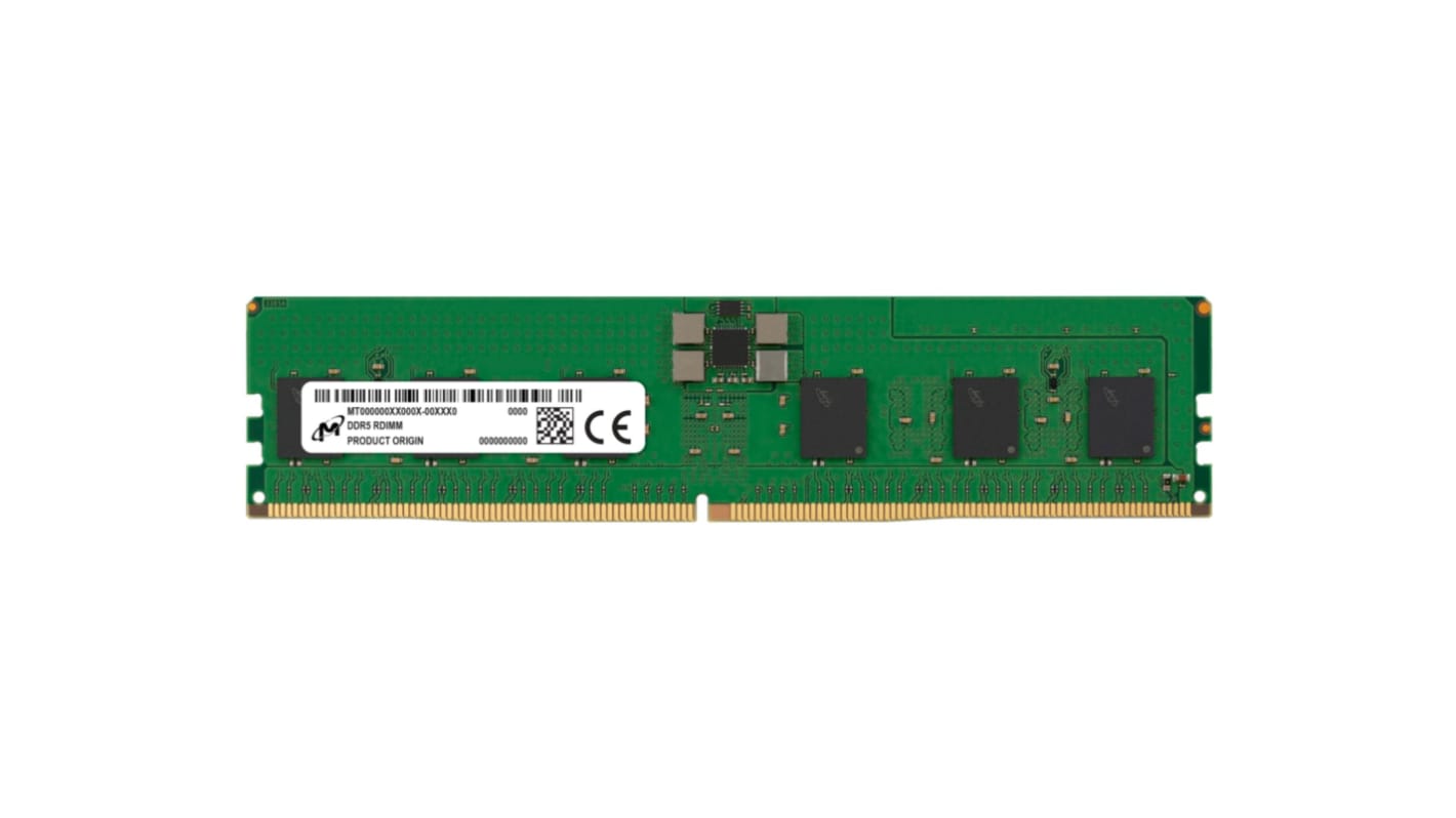 MTC10F1084S1RC48BA1R | Micron 16 GB DDR5 Server RAM, 4800MHz, RDIMM, 1 ...