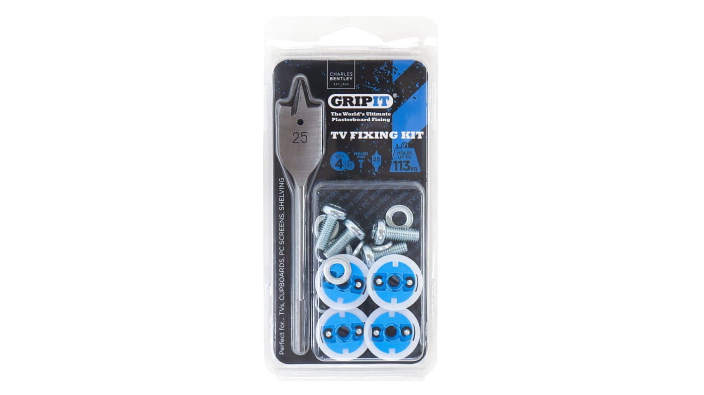 GPTVKIT/RHINO | Gripit M6 Plasterboard Fixing | RS