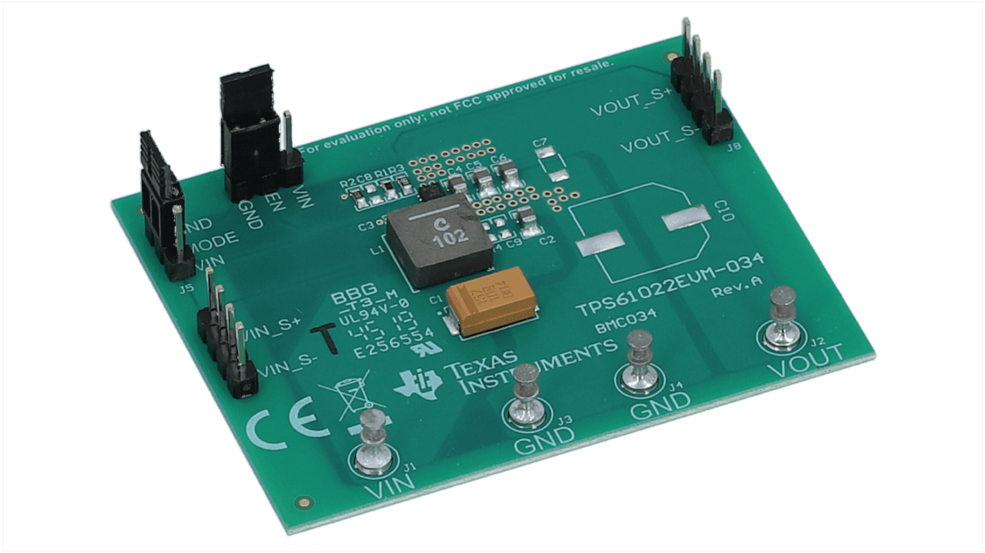 TPS61022EVM-034 | Texas Instruments Evaluation Module Power Management ...