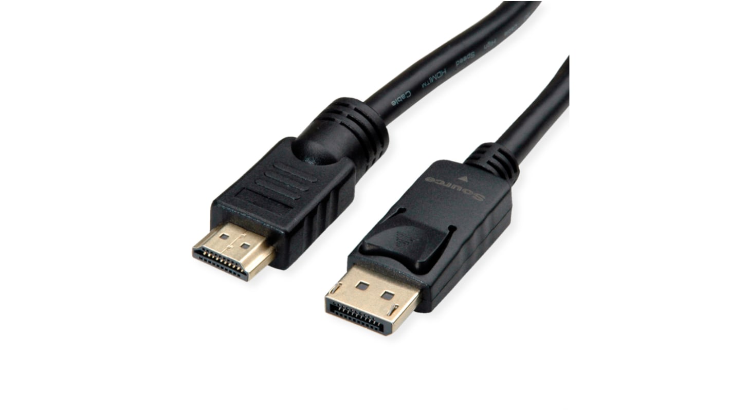 11.04.5777-5 | Roline Male DisplayPort to Male HDMI Display Port Cable ...