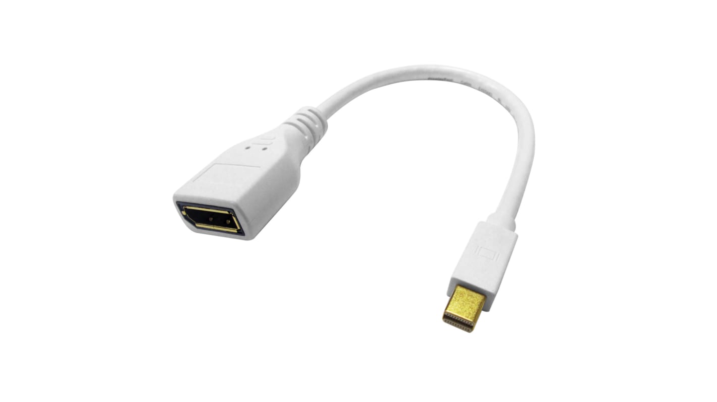 12.03.3163-10 | Roline Male Mini DisplayPort to Female DisplayPort ...