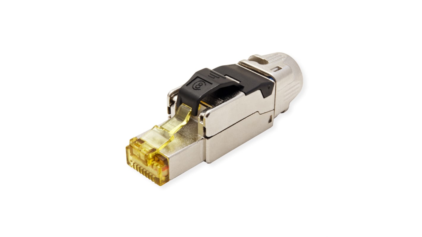Roline RJ45モジュラプラグ, オス, RJ45コネクタ, ワイヤ取り付け, Cat8, 21.17.3086-50 | RS