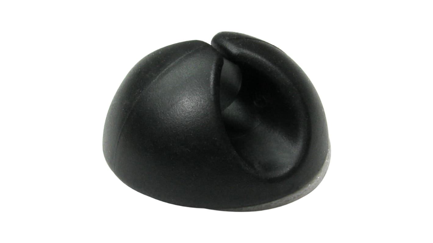 RS PRO Black PVC Clip, 5mm Max. Bundle | RS