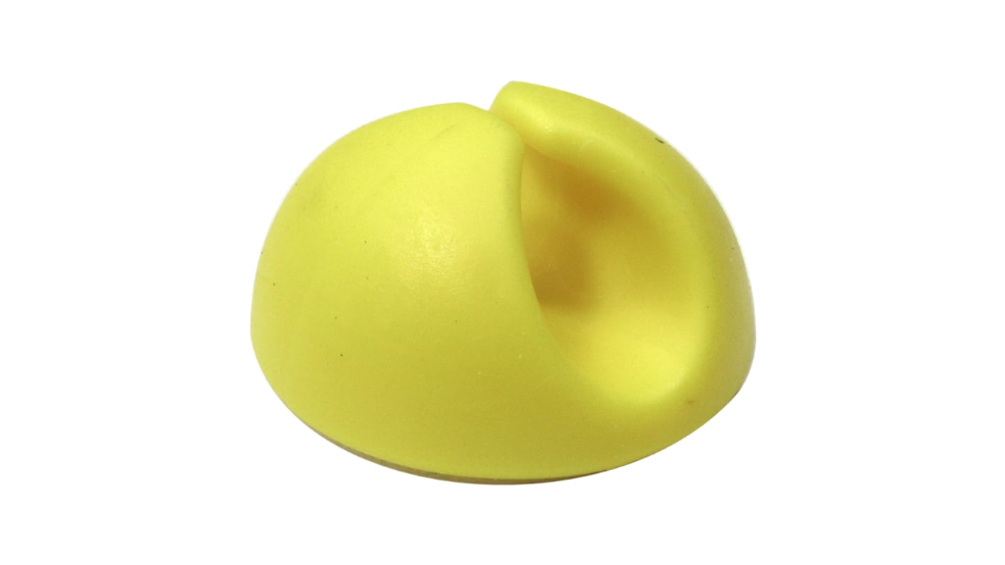 RS PRO Yellow PVC Clip, 5mm Max. Bundle | RS