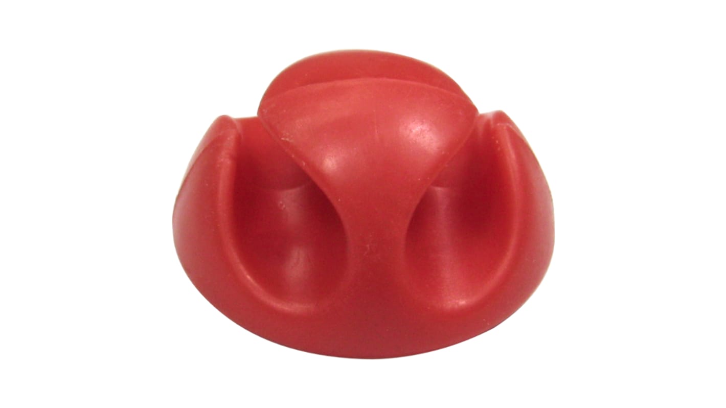 RS PRO Red PVC Clip, 5mm Max. Bundle | RS