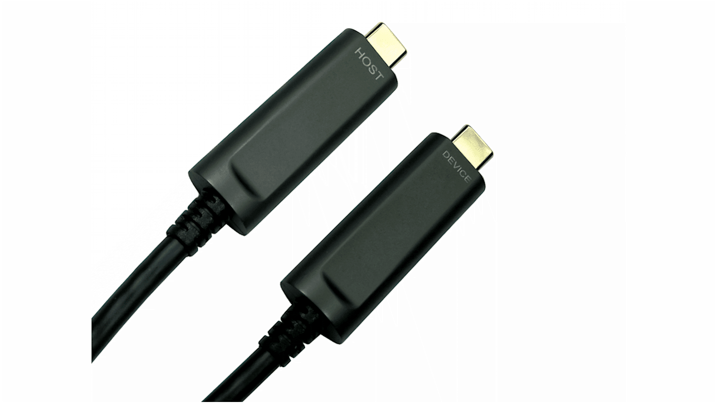 RS PRO USB 3.1 Cable, Male USB C to Male USB C Cable, 5m | RS RS PRO USB 3.1 Cable, Male USB C to Male USB C Cable, 5m | RS