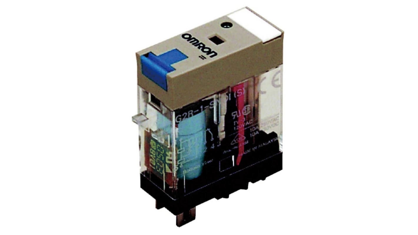 G2R-1-SNDI DC24(S) | Omron Plug In Power Relay, 24V dc Coil, 10A ...