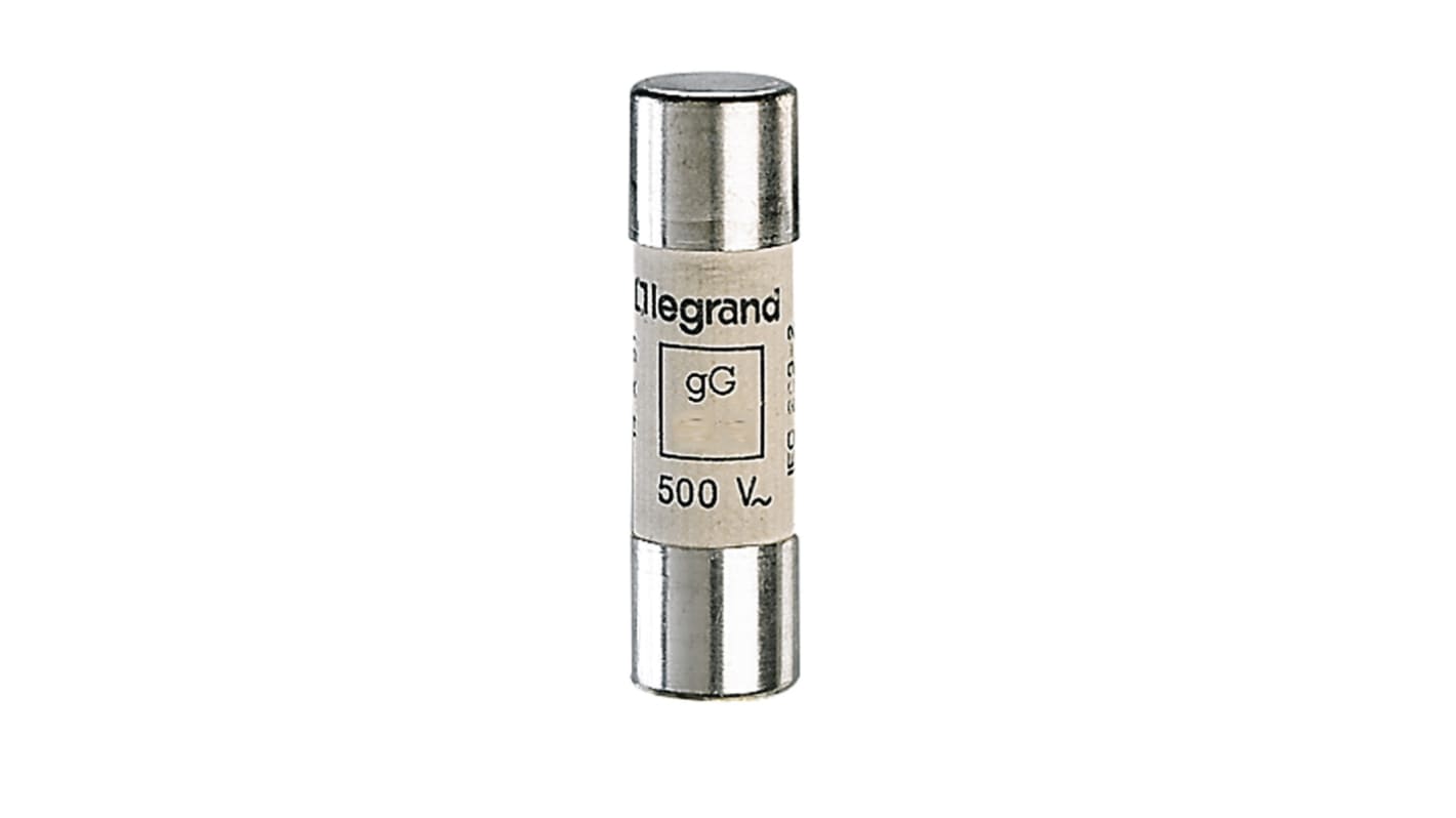 0 143 06 | Legrand 6A Ceramic Cartridge Fuse, 14 x 51mm | RS