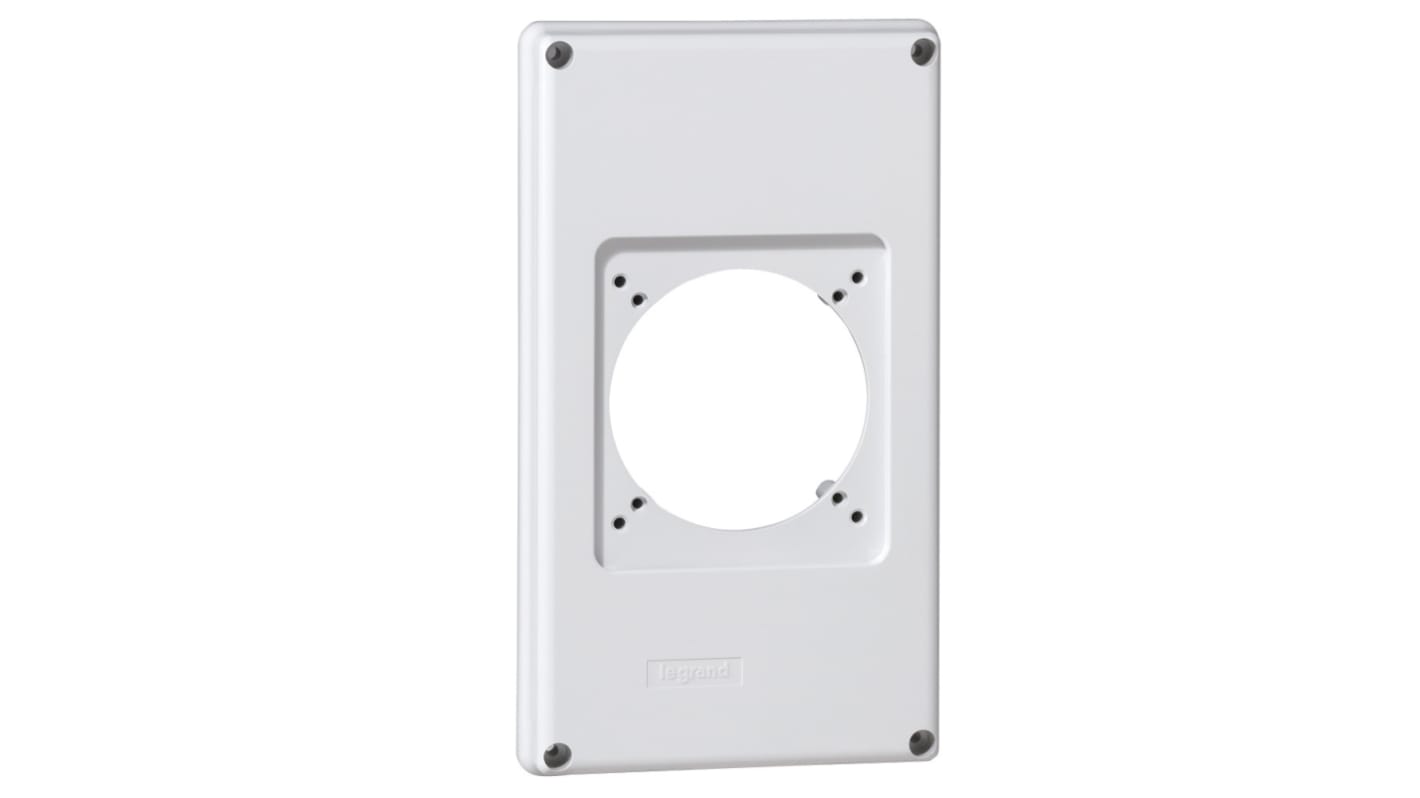 0 577 12 | Legrand 1 Gang Plastic Faceplate | RS