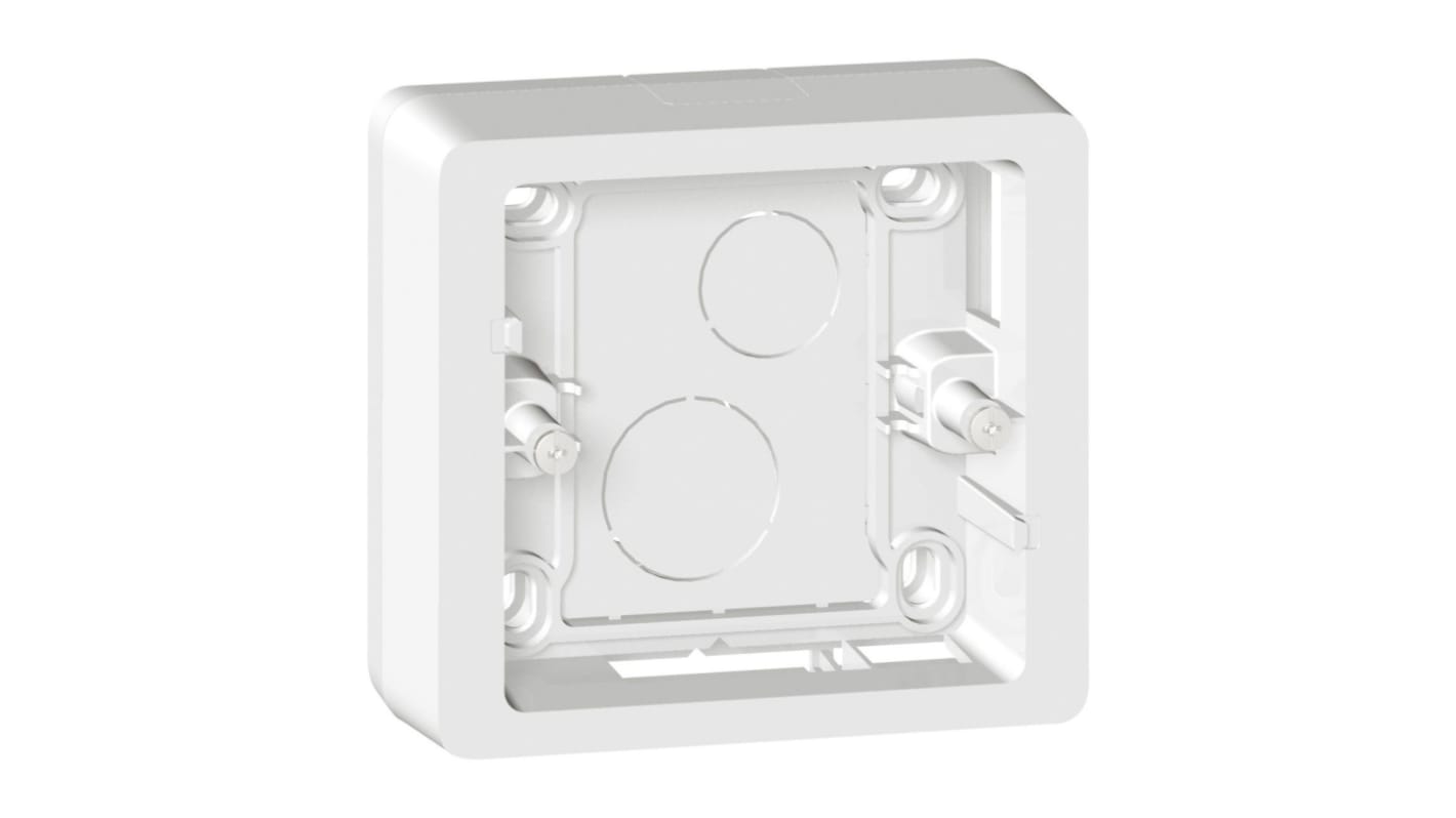 0 802 41 | Legrand White Plastic Back Box, 1 Gangs, 90 x 85 x 40mm | RS