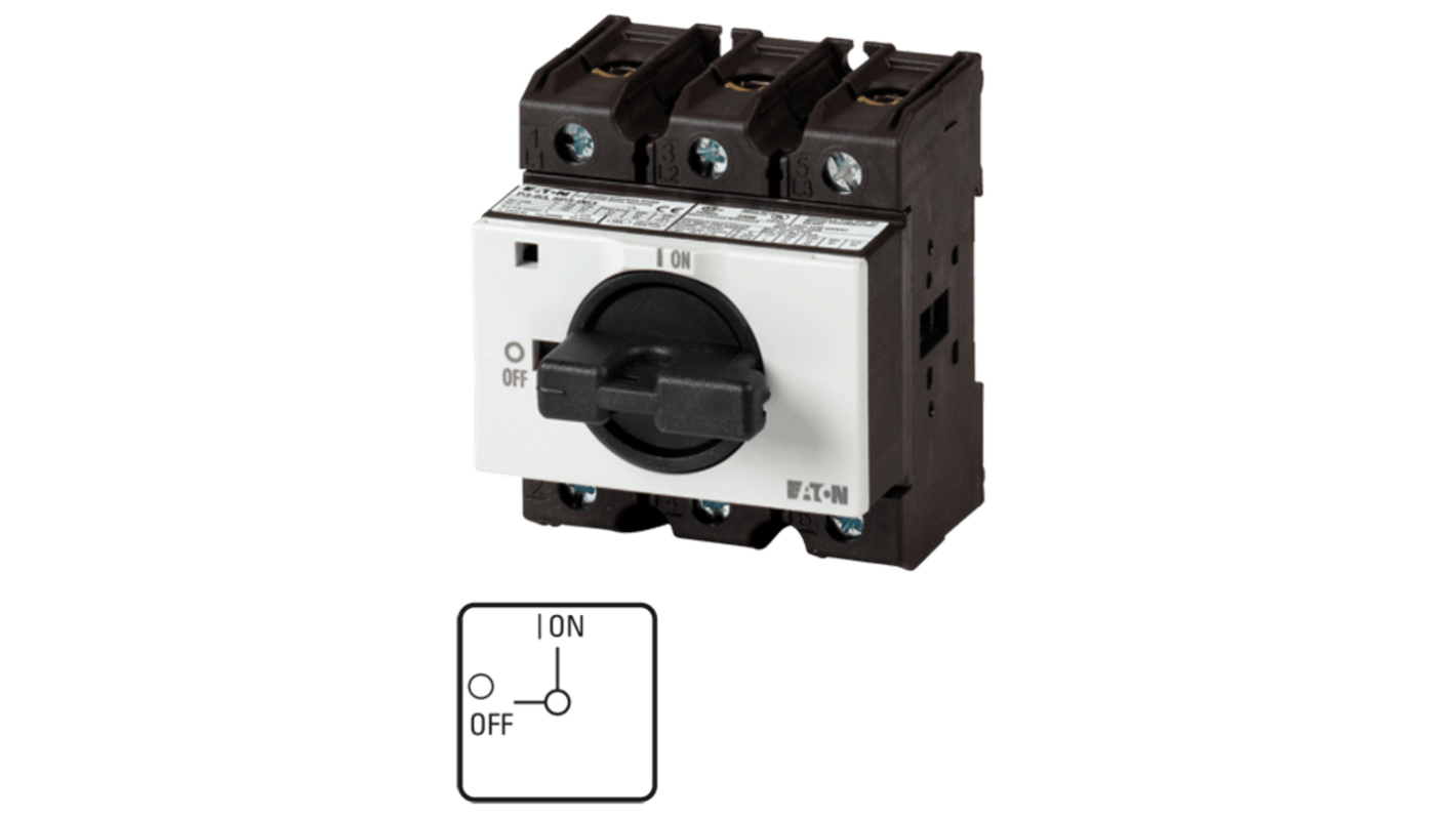 081439 P3-100/IVS | Eaton 3 Pole Panel Mount Isolator Switch - 100A ...