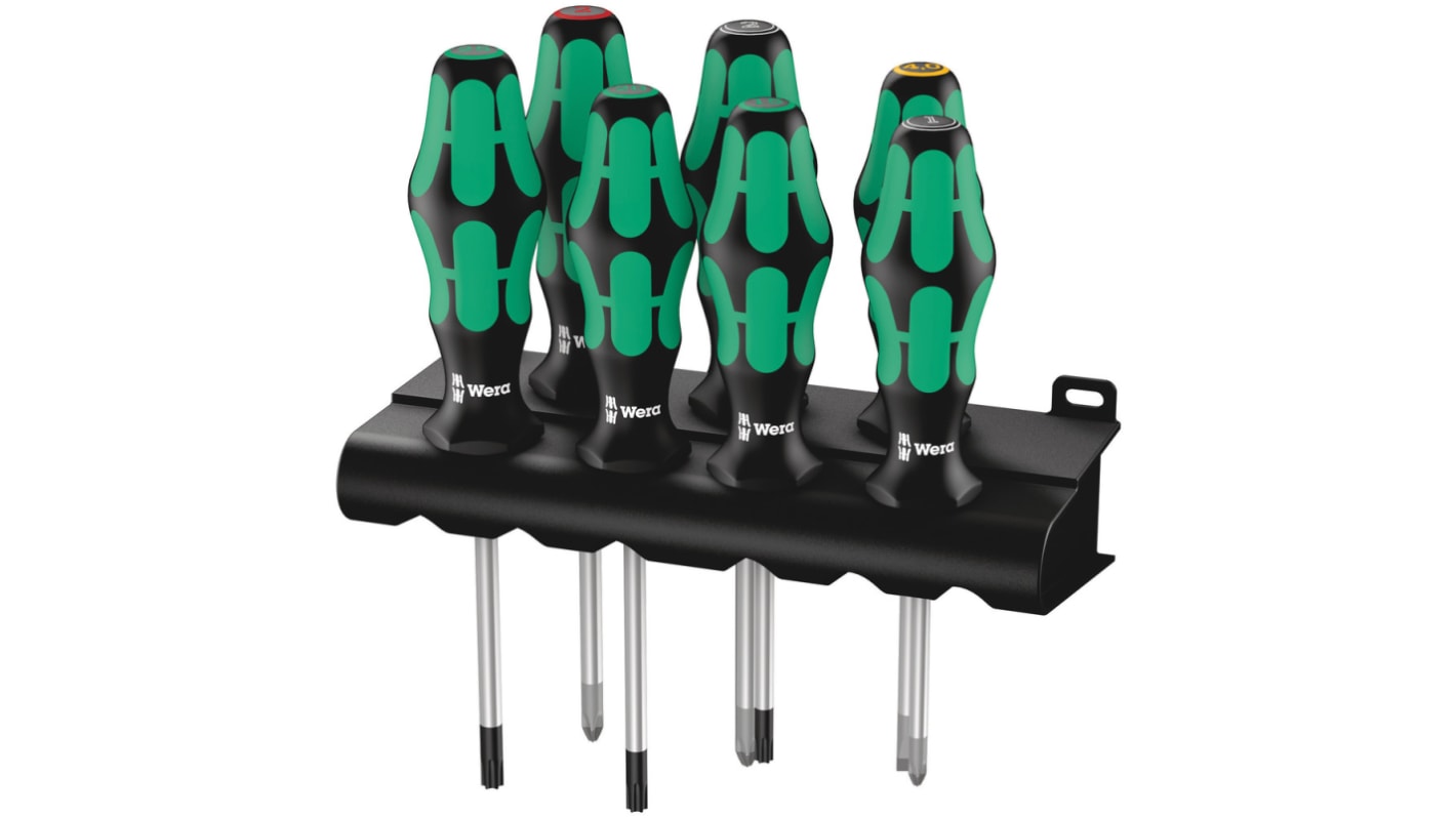 05320540001 | Wera Pozidriv Screwdriver Set, 7-Piece | RS