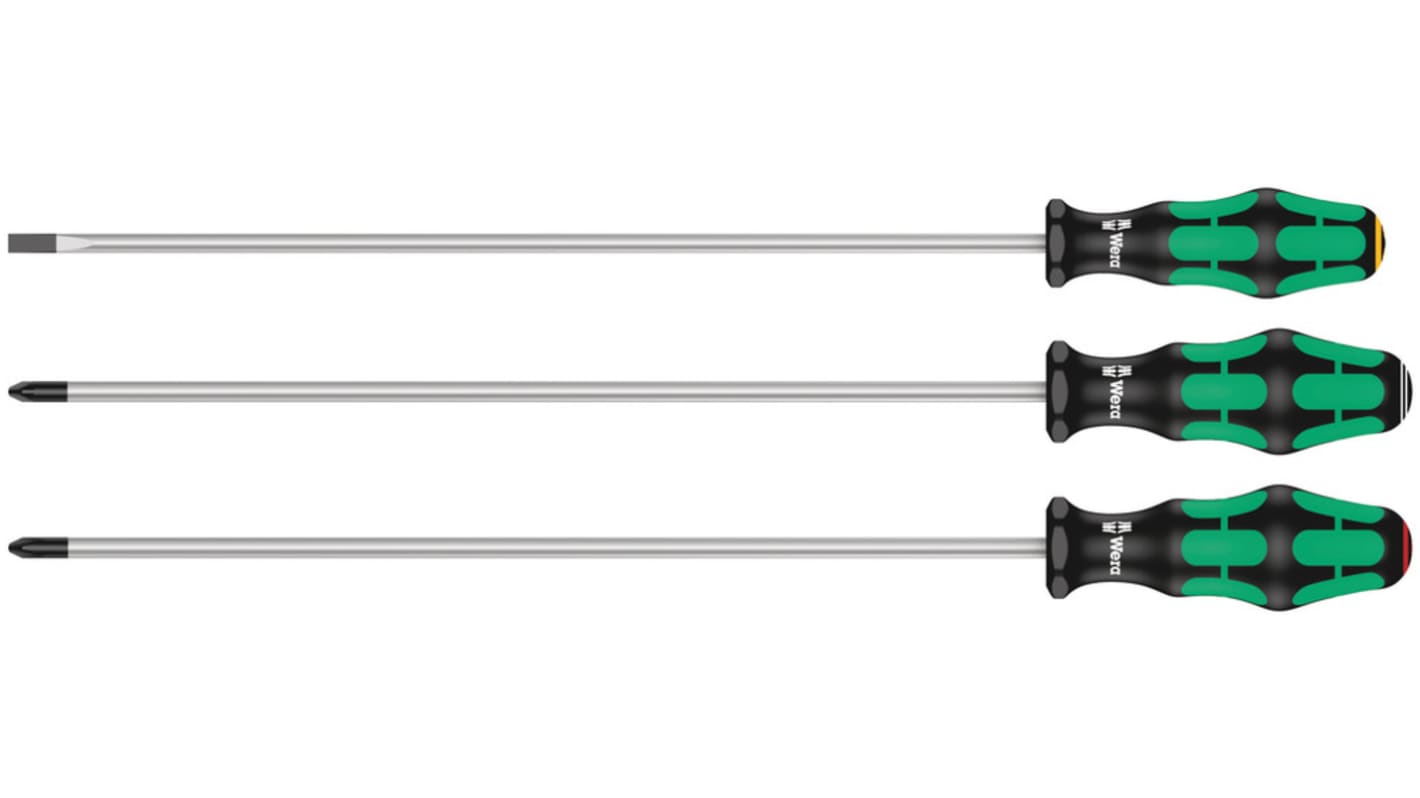 05347735002 | Wera Phillips; Pozidriv; Slotted Screwdriver Set, 3-Piece | RS
