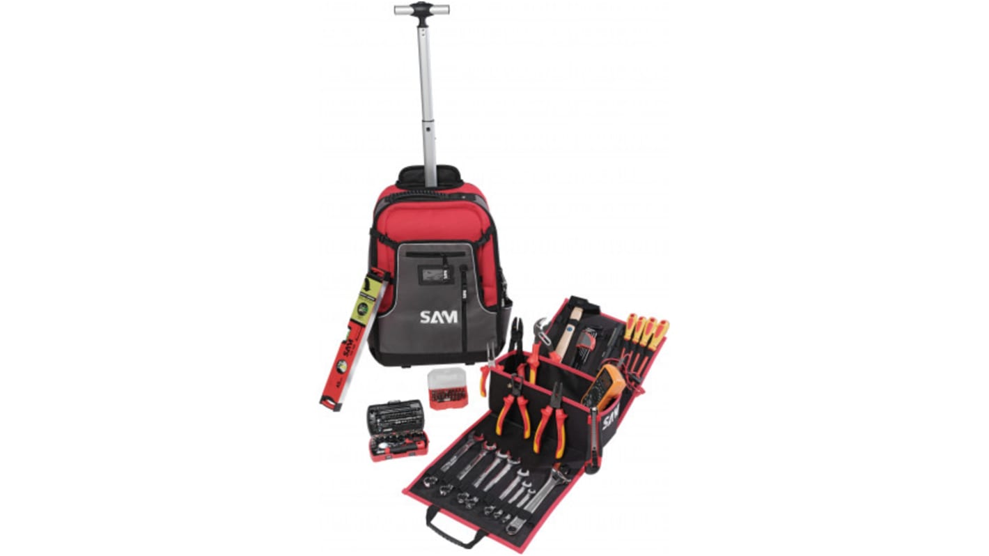 CP-ELEC2 | SAM 111 Piece Electrician Tool Tool Kit with Case, VDE ...